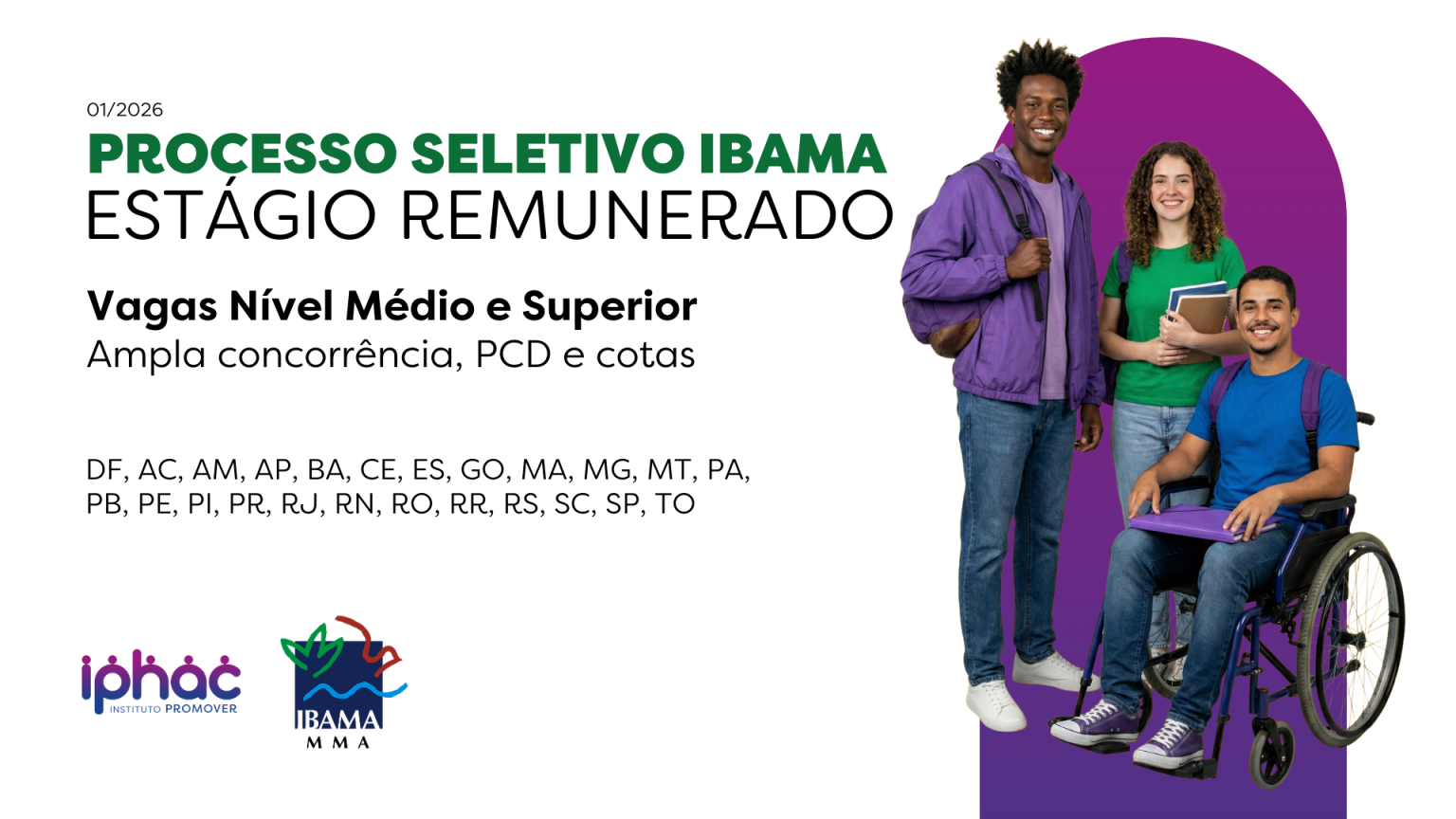 PROCESSO SELETIVO Estágio Remunerado IBAMA (Edital 01/2026) Etapa ...